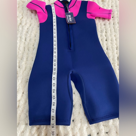 Swim | Kids Swim Suit Pink And Blue | Poshmark